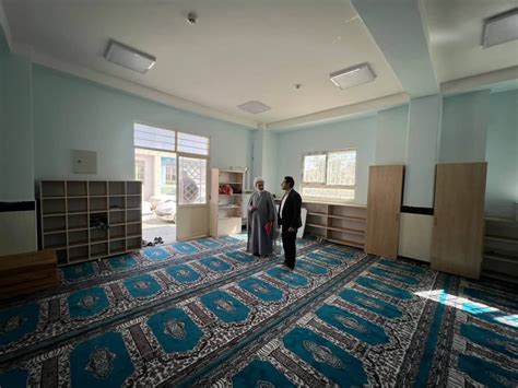 بازدید کارشناس برنامه ریزی، نظارت و ارزیابی از نمازخانه آموزشگاه پانزده