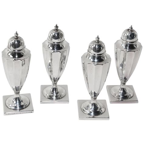 Tiffany And Co Salt Pepper And Spice Sterling Silver Shakers At