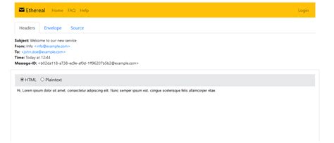 nodejs send email tutorial with mysql and nodemailer