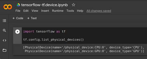 tensorflow tf device