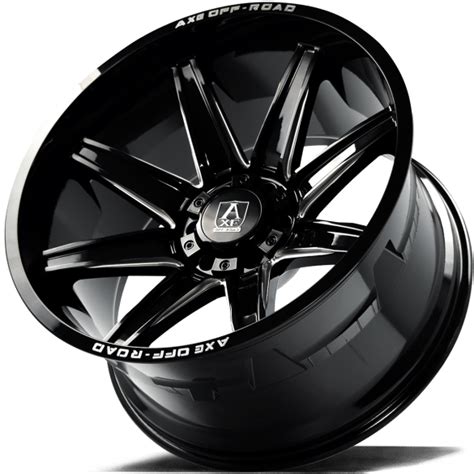 Artemis Gloss Black Axe Wheels