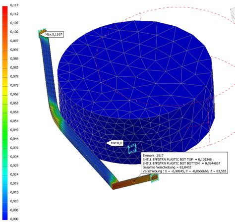 problem element deletion by shell element in explicit dynamic