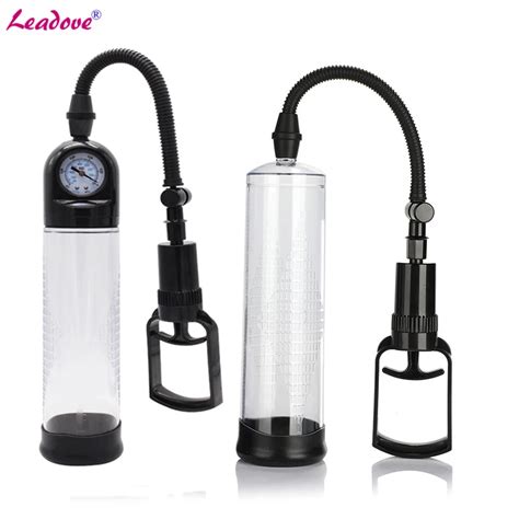 Handsome Up With Watch Enlargement Vacuum Pump Penis Extender Sex Toys