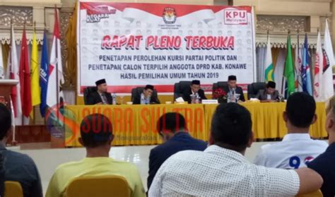 Kpu Konawe Tetapkan Perolehan Kursi Dan Caleg Terpilh Berikut