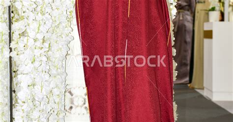 A Saudi Arabian Gulf Woman Wearing A Colorful Abaya Womens Abayas