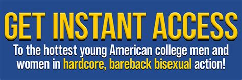Sign Up To The Hottest Hardcore Collegiate Bi Action