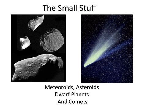 Meteoroids Asteroids Dwarf Planets Ppt Download