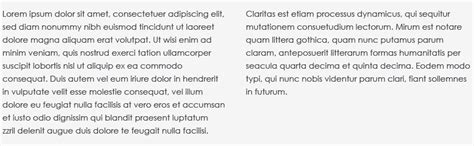 the content how i can split text in the content into 2 columns