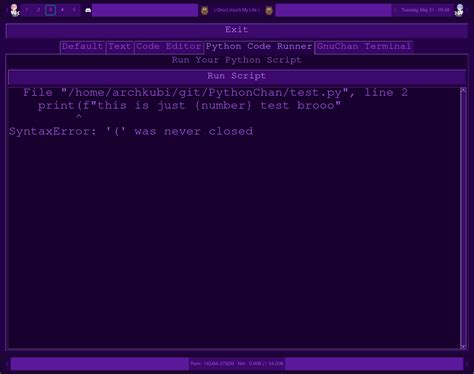 Screenshots Pysimplegui