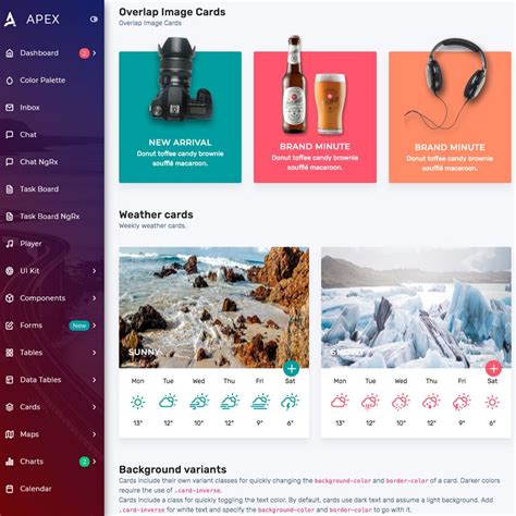 bootstrap card background color elitetsonline