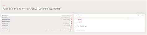 cannot find module index vuevueandtype scriptandlang tsand · issue 918