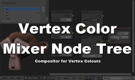 blender addon list addon vertex color mixer node tree