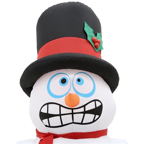 Home Accents Holiday 6 Ft Pre Lit Life Size Airblown Inflatable