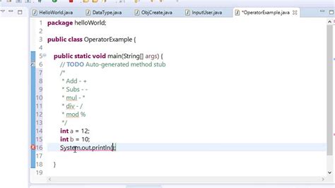 14 arithmetic operator in java youtube