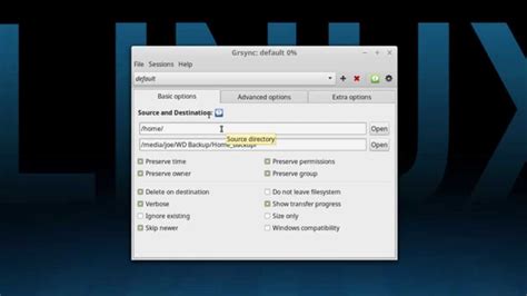 linux tip making backups with grsync youtube