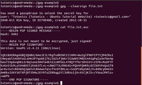 gpg encryption guide part 3 digital signatures tutonics