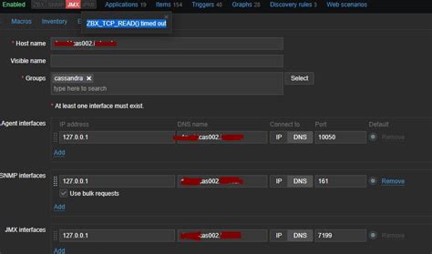 jmx error zbx tcp read timed out zabbix forums