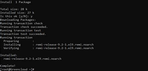 how to install php 8 1 on centos 9 stream greencloud documentation