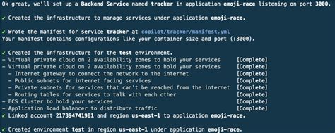 developing an application based on multiple microservices using aws