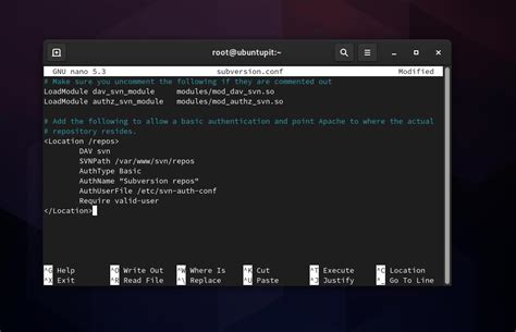 configure svn vvtisat