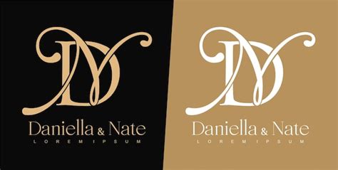 Plantilla De Diseño De Logotipo De Letra N Y D Logotipo De Boda