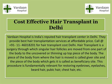 Ppt Cost Effective Hair Transplant In Delhi Powerpoint Presentation