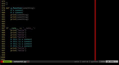 unable to fold python comments with vim stack overflow