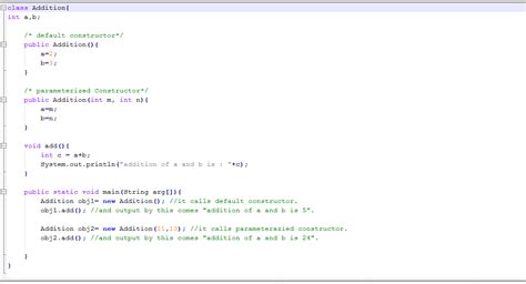 constructors step by step java