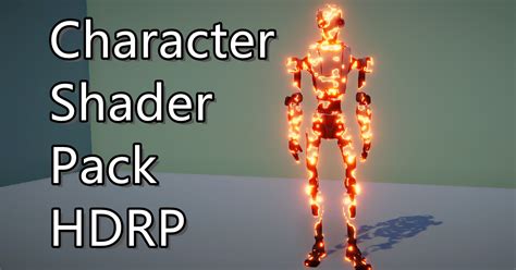 character shader pack hdrp vfx shaders unity asset store