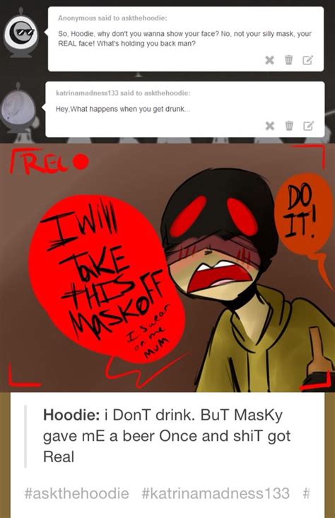 Hoodie And His Mask Creepypasta Slenderman Hoodie Creepypasta