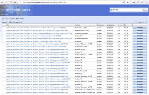 end of support block or uninstall adobe flash using group policy or