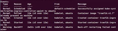 back off restarting failed container — linux foundation forums