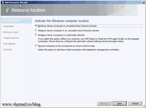 adding hyper v hosts to system center virtual machine manager scvmm