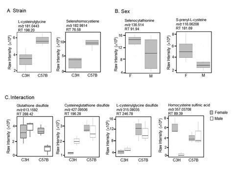 Metabolites Identified Within The Methionine Cysteine And