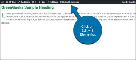 how to hide page titles in wordpress using elementor greengeeks
