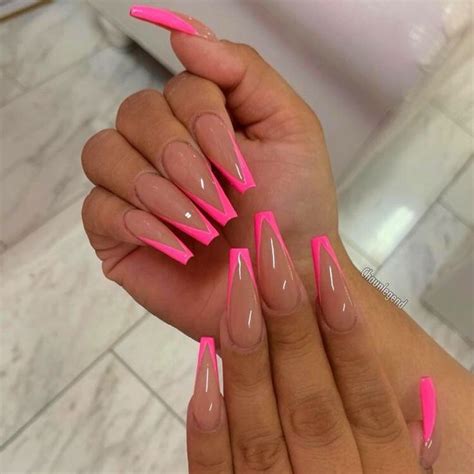 Pin By Pink Boutique On Nails ♡ Long Acrylic Nails Coffin Best