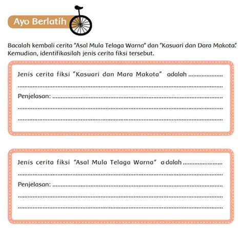 Jenis Cerita Fiksi Kasuari Dan Mara Makota Adalah Penjelasan Tema 8