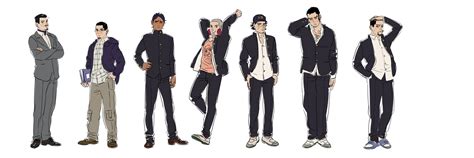 Sugimoto Saichi Ogata Hyakunosuke Tanigaki Genjirou Tsukishima