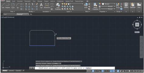 autocad fillet tutorials to create fillet command in autocad