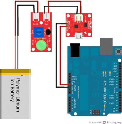 uh oh battery level indicator hookup guide