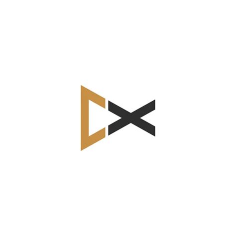 Xc Cx X Y C Diseño Abstracto Inicial Del Logotipo Del Alfabeto De La