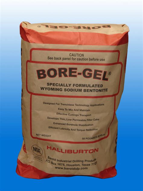 Bore Gel Bentonite Directional Drilling Fluid By Baroid 50 Lb Bag