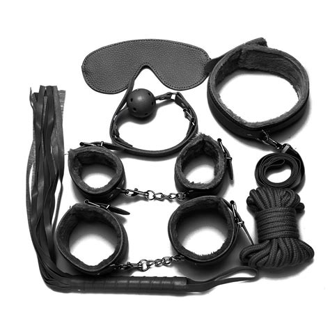 50 Shades Bdsm Kinky Leather Bondage Erotic Role Play Set Shopee