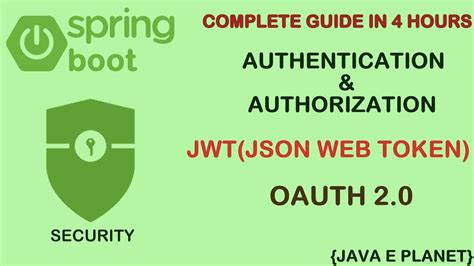 spring security full course authentication and authorization jwt