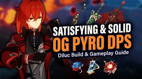 Updated Diluc Guide Best Artifact And Weapon Build Gameplay Tips Team