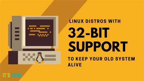 top 15 linux distros that still support 32 bit systems