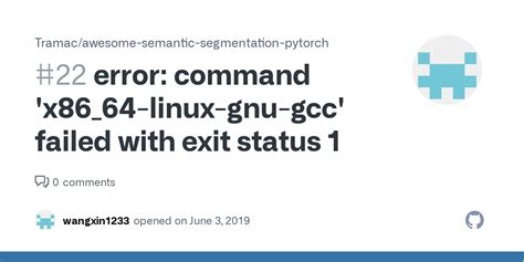 error command x86 64 linux gnu gcc failed with exit status 1 · issue