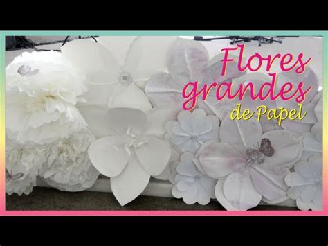 Como Fazer Flores Grandes De Papel Para Decoração Últimas Decoração