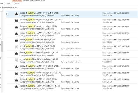 python opennero windows could not find the following boost libraries