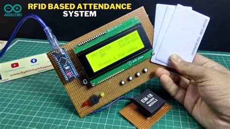rfid based attendance system using arduino nano rfid interfaacing